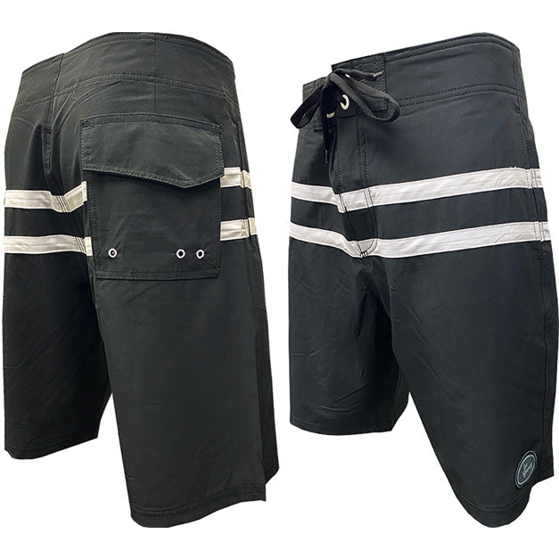 Kick Back Boardshort (Black) – Turtle Beach Island Wear
